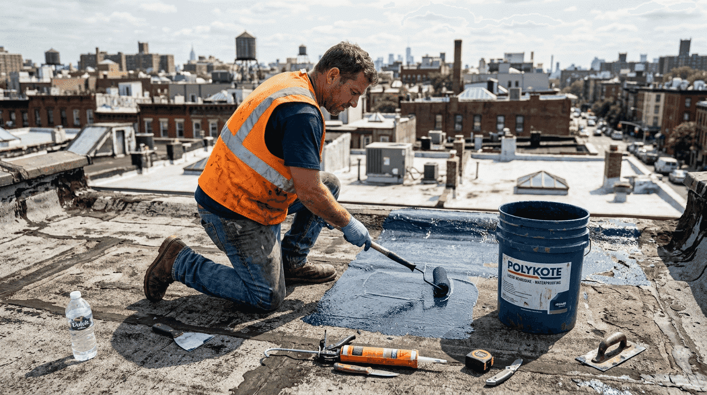 What is polymer waterproofing and how does it protect property
